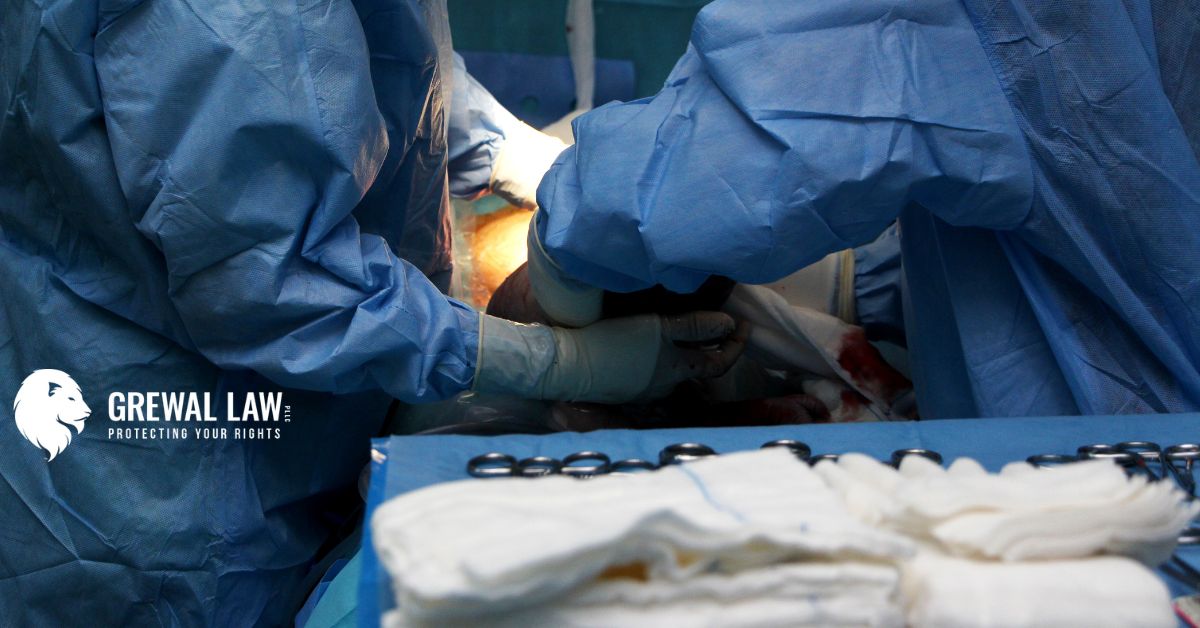 C Section Complications Grewal Law